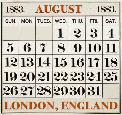 A Return to London – August 1883 | The Moses Scroll