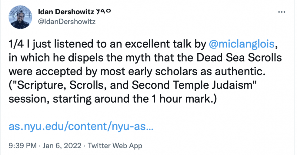 The Shapira Affair and Those Skeptical of The Scrolls | The Moses Scroll